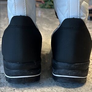 Aldo | Shoes | Sold Sold Sold Aldo Black White Quilted Winter Boots ...